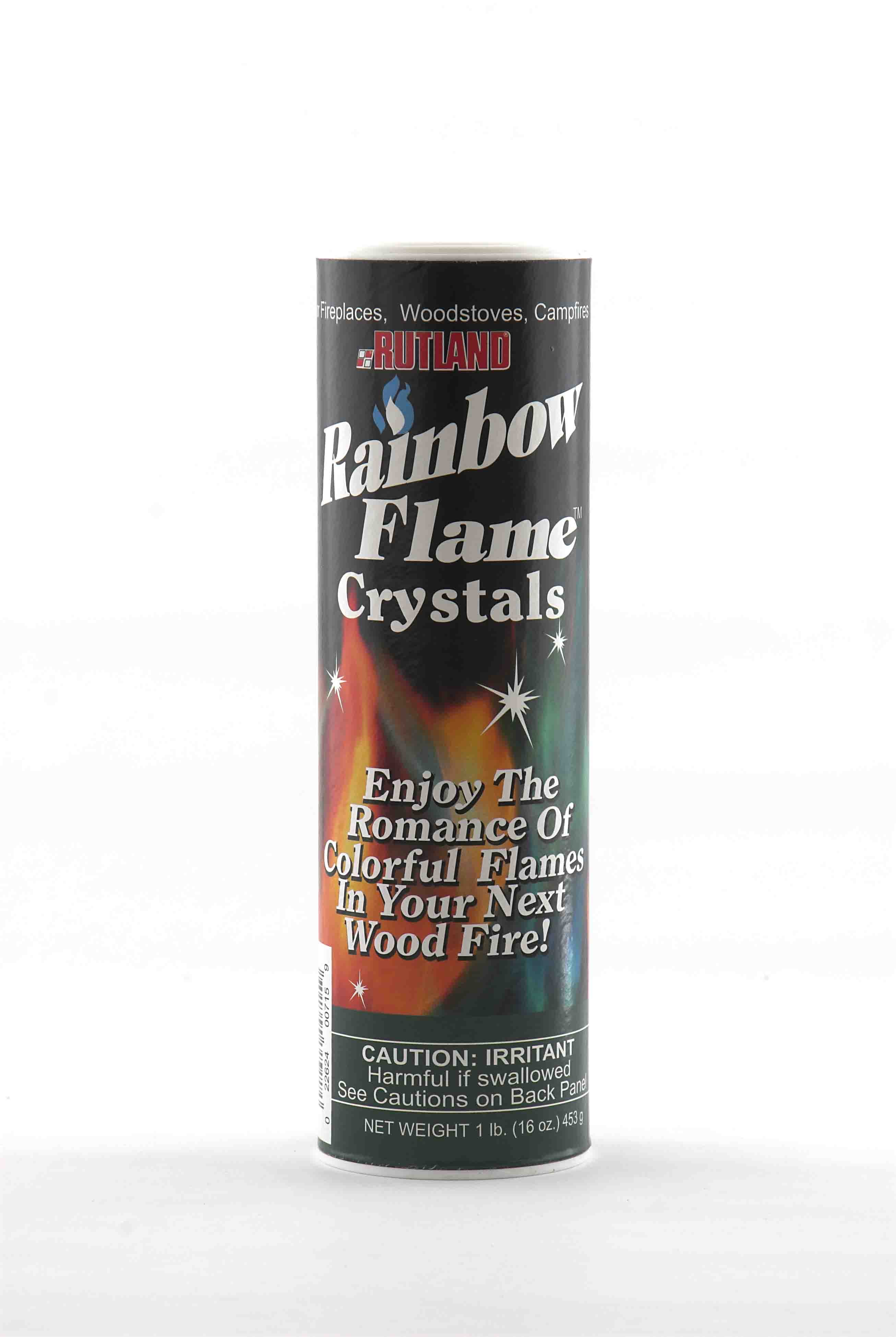 Rutland Rainbow Flame Crystals, Magical Multi-Colored Fire, 1 lb ...