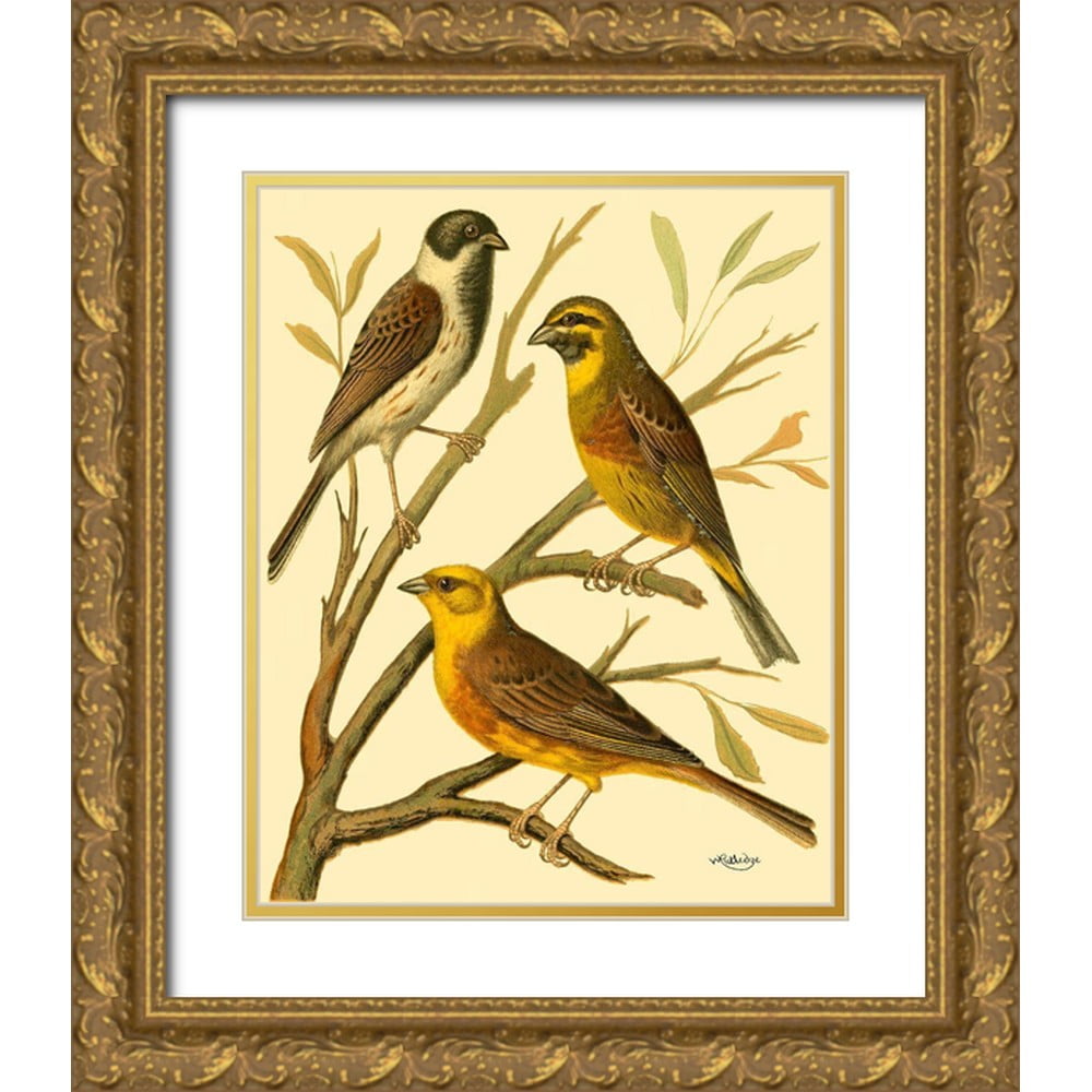 Rutledge, W. 12x14 Gold Ornate Wood Framed with Double Matting Museum ...