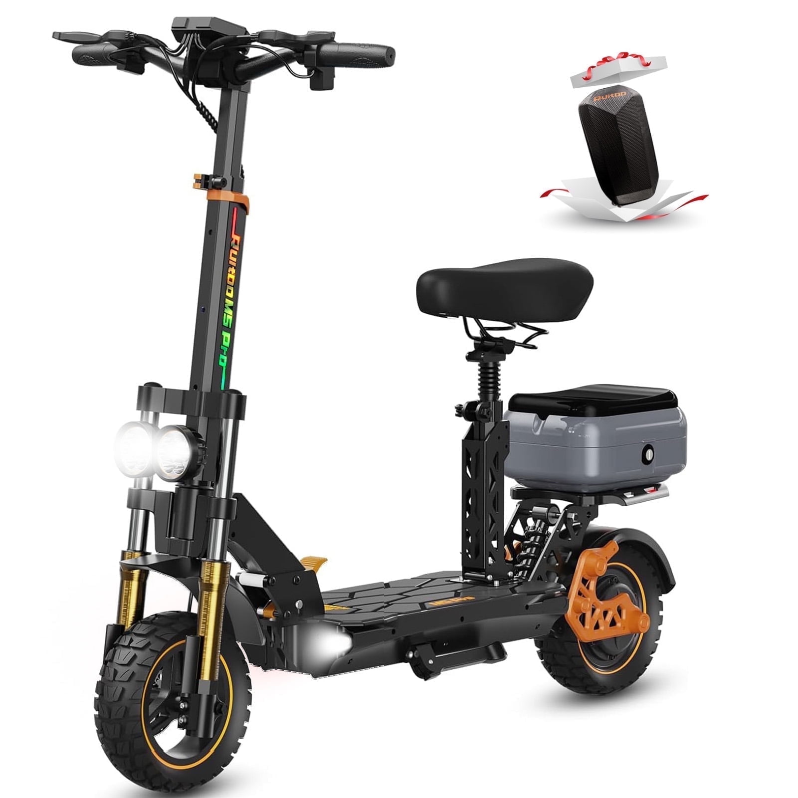 Electric Scooter for Adults, E Scooter 1600W Motor Up to 50 Miles Range ...