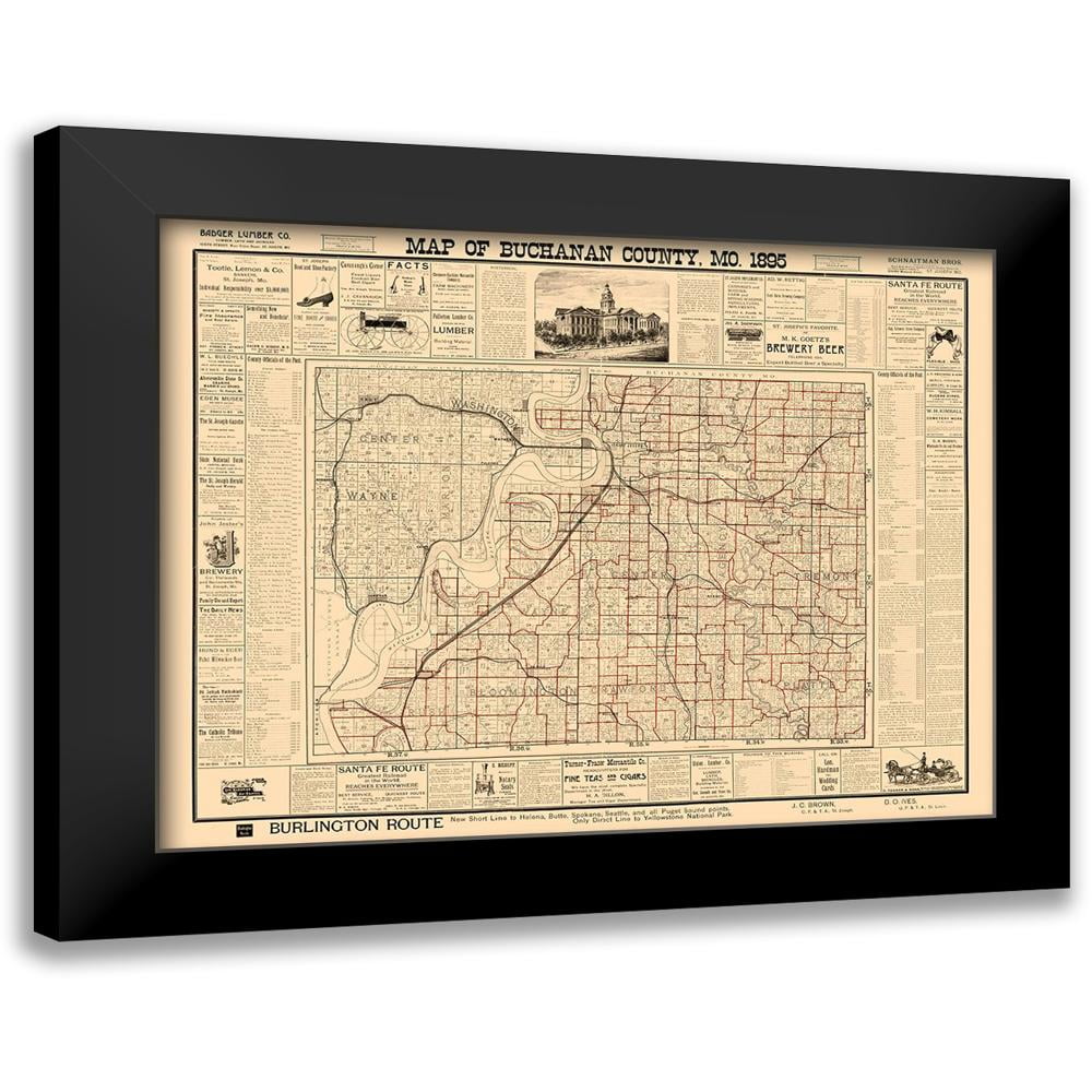 Rutt 18x15 Black Modern Framed Museum Art Print Titled - Buchanan ...