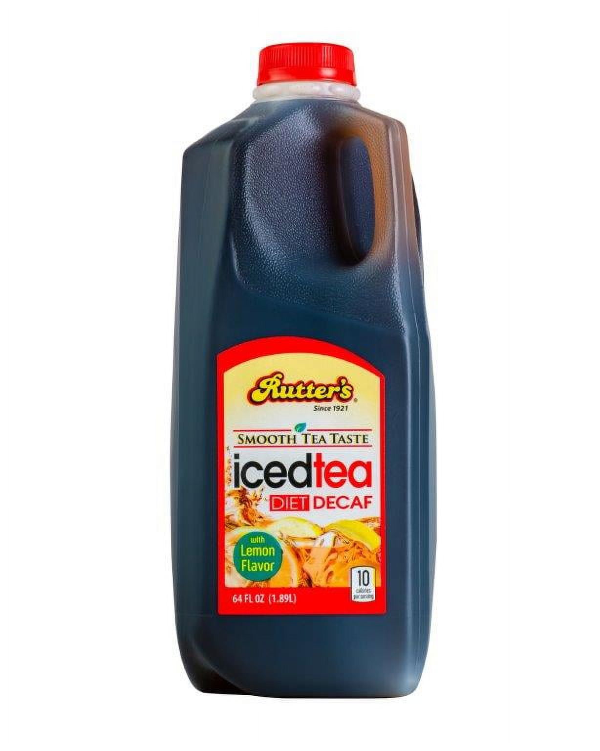 Rutter's Diet Decaf Iced Tea, Half Gallon, Plastic Jug - Walmart.com