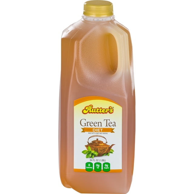 Rutter's Diet Green Tea, Half Gallon, Plastic Jug - Walmart.com