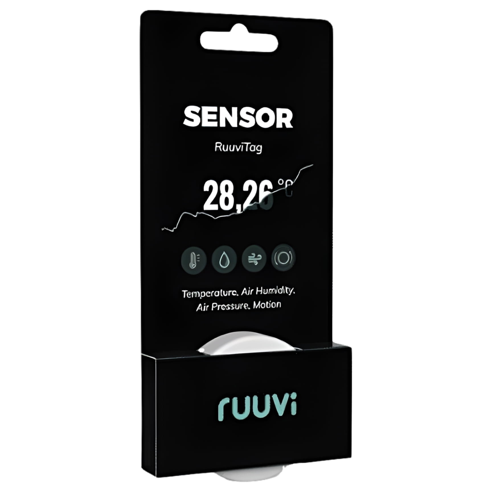 RuuviTag 4in1 Wireless Bluetooth Temperature, Air Humidity, Air ...