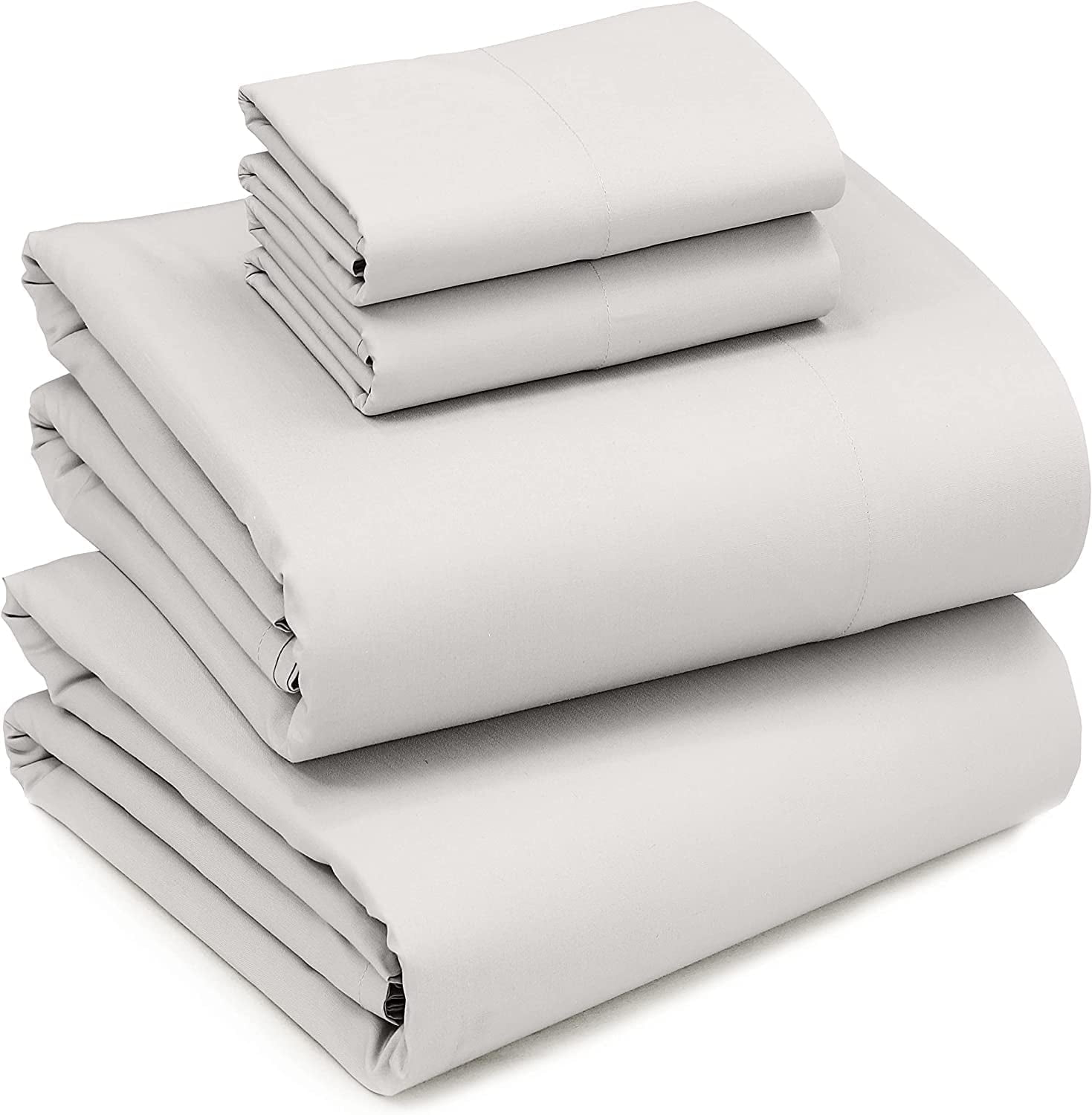 Ruvanti 100% Cotton Sheets - King Size Bed - Breathable, Durable ...