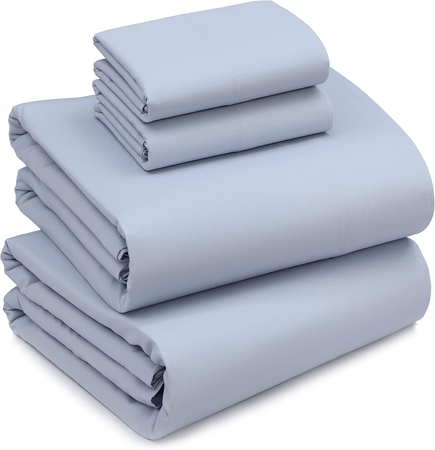 Ruvanti 100% Cotton Sheets King Size Bed Sheet Set – 16 inches Deep ...