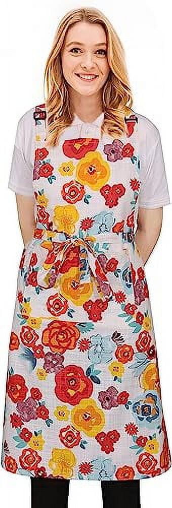 Ruvanti Cute Aprons for Women with Pockets Adjustable Upto XXL, Cooking ...