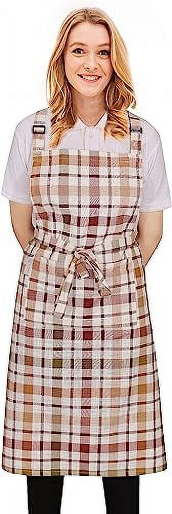 Ruvanti Cute Aprons for Women with Pockets Adjustable up to XXL ...