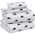 Ruvanti Flannel Sheets Full Size - 100% Cotton Brushed Flannel Bed ...