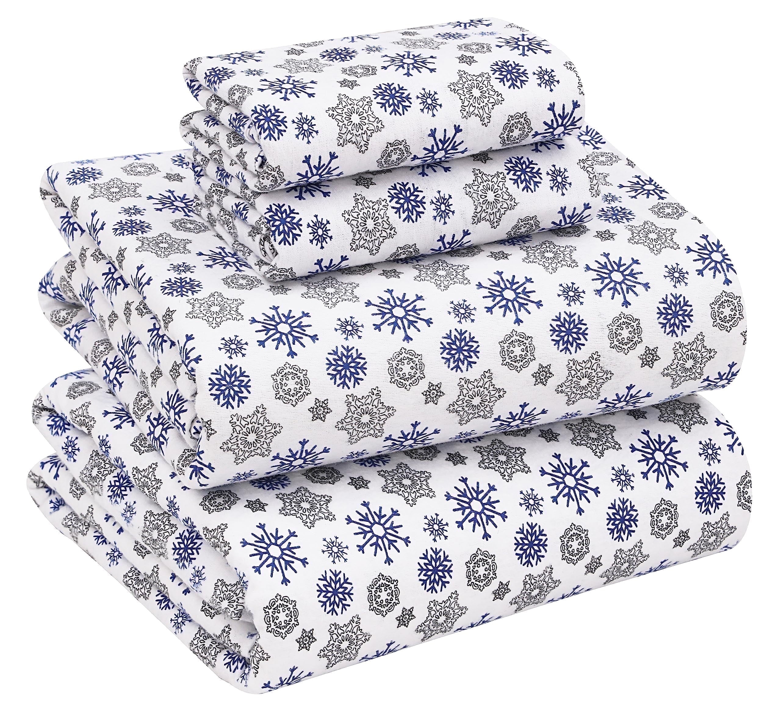 "Ruvanti Queen Size Flannel Sheets - Ultra Soft, 100% Cotton ...