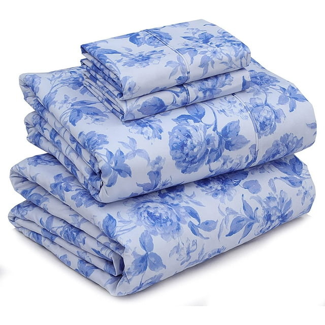 "Ruvanti Full Size Sheet Set - Soft Brushed Microfiber 4-Piece Bedding ...