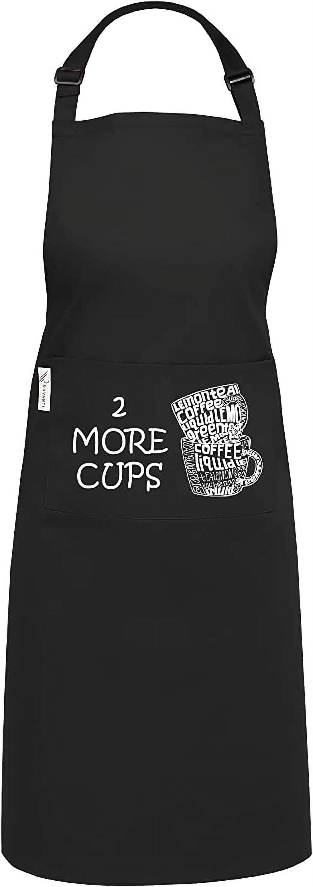 Ruvanti Professional Grade Aprons - 100% Cotton - 28” x 36” - Extra ...