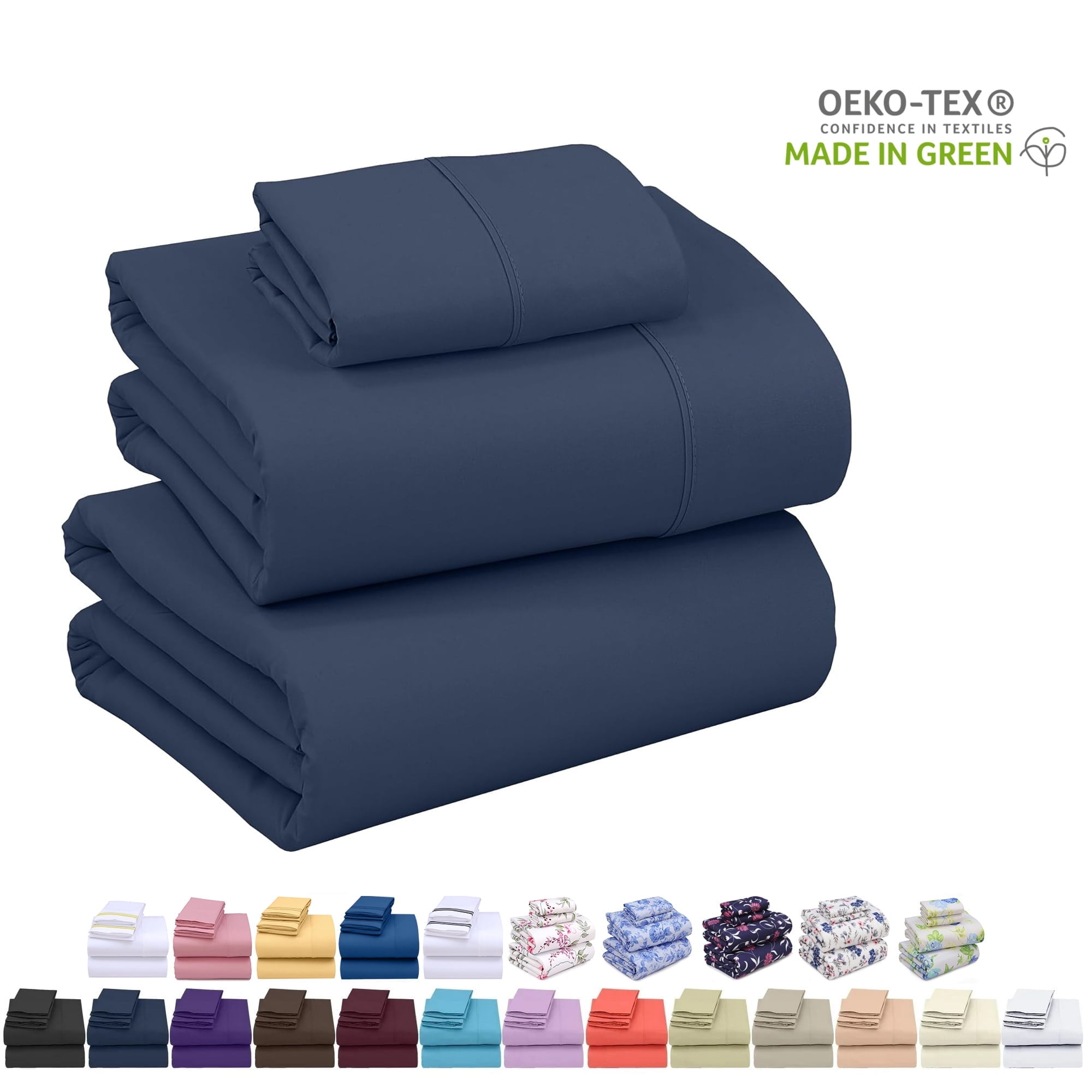 Ruvanti Twin XL Sheets Set - Luxurious Silky Soft Microfiber Bedding ...