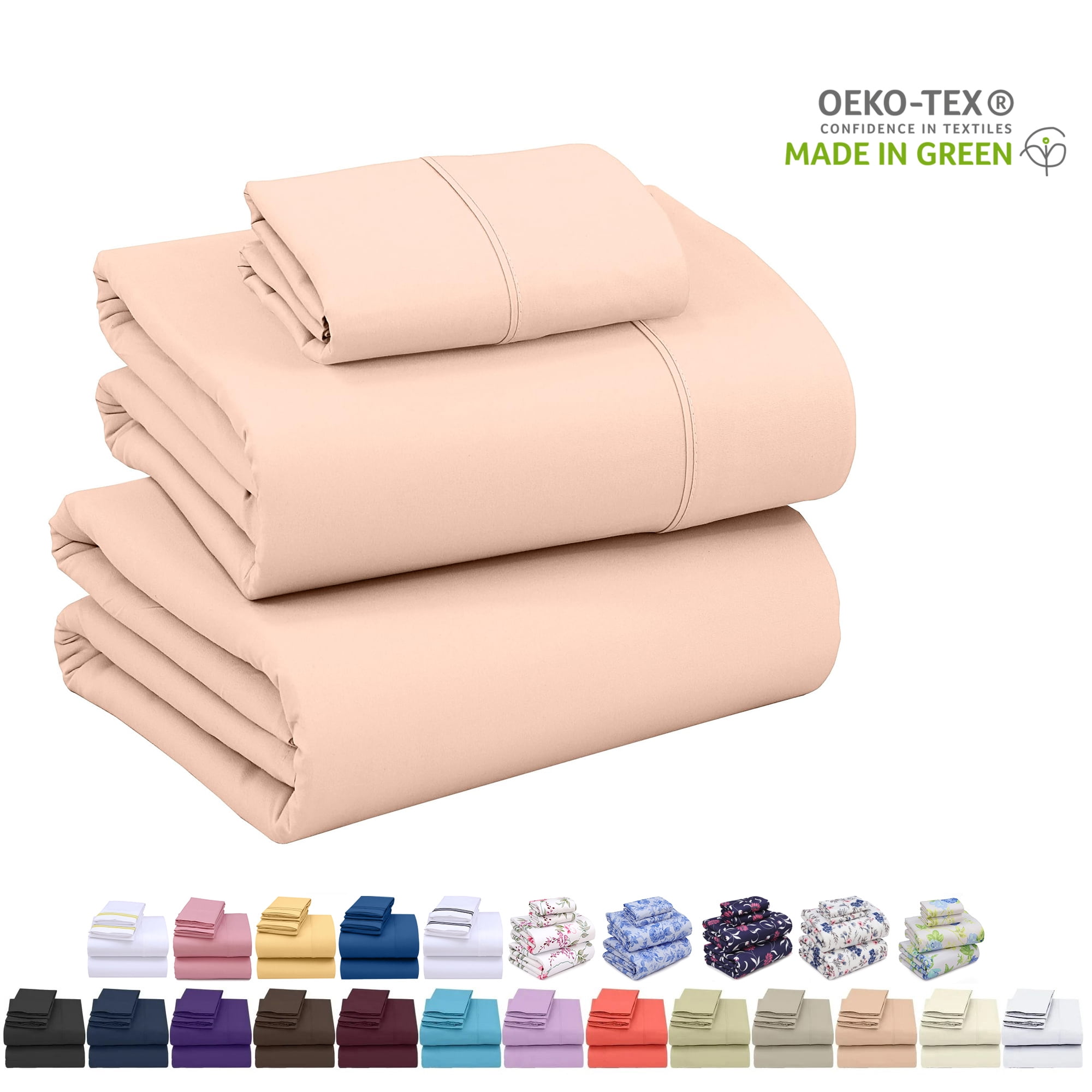 Ruvanti Twin XL Sheets Set - Luxurious Silky Soft Microfiber Bedding ...