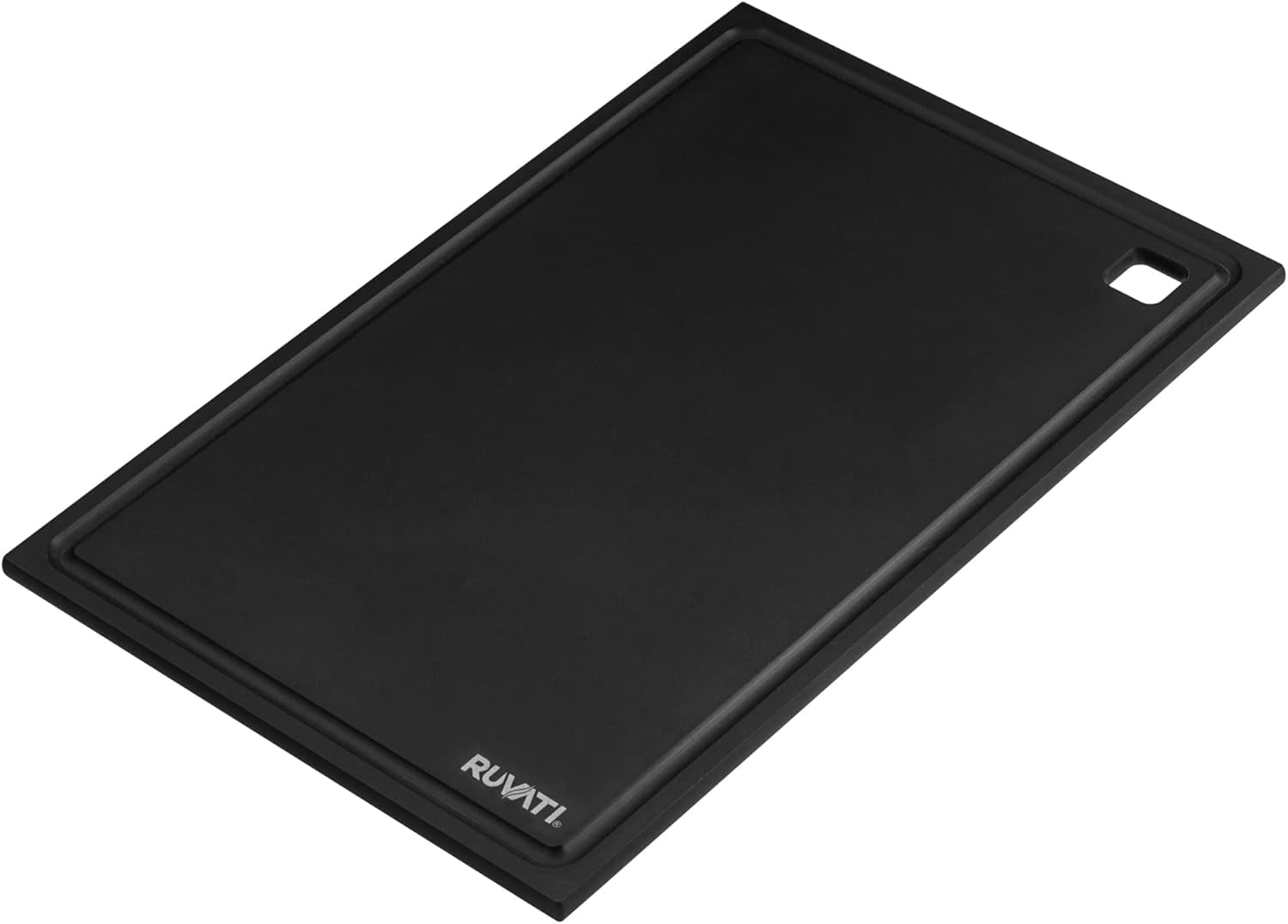 Ruvati 17 x 11 inch Matte Black Composite Replacement Cutting Board for ...