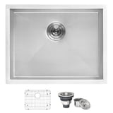 Ruvati 24" x 18" x 13" Deep Laundry Utility Sink Undermount 16 Gauge ...