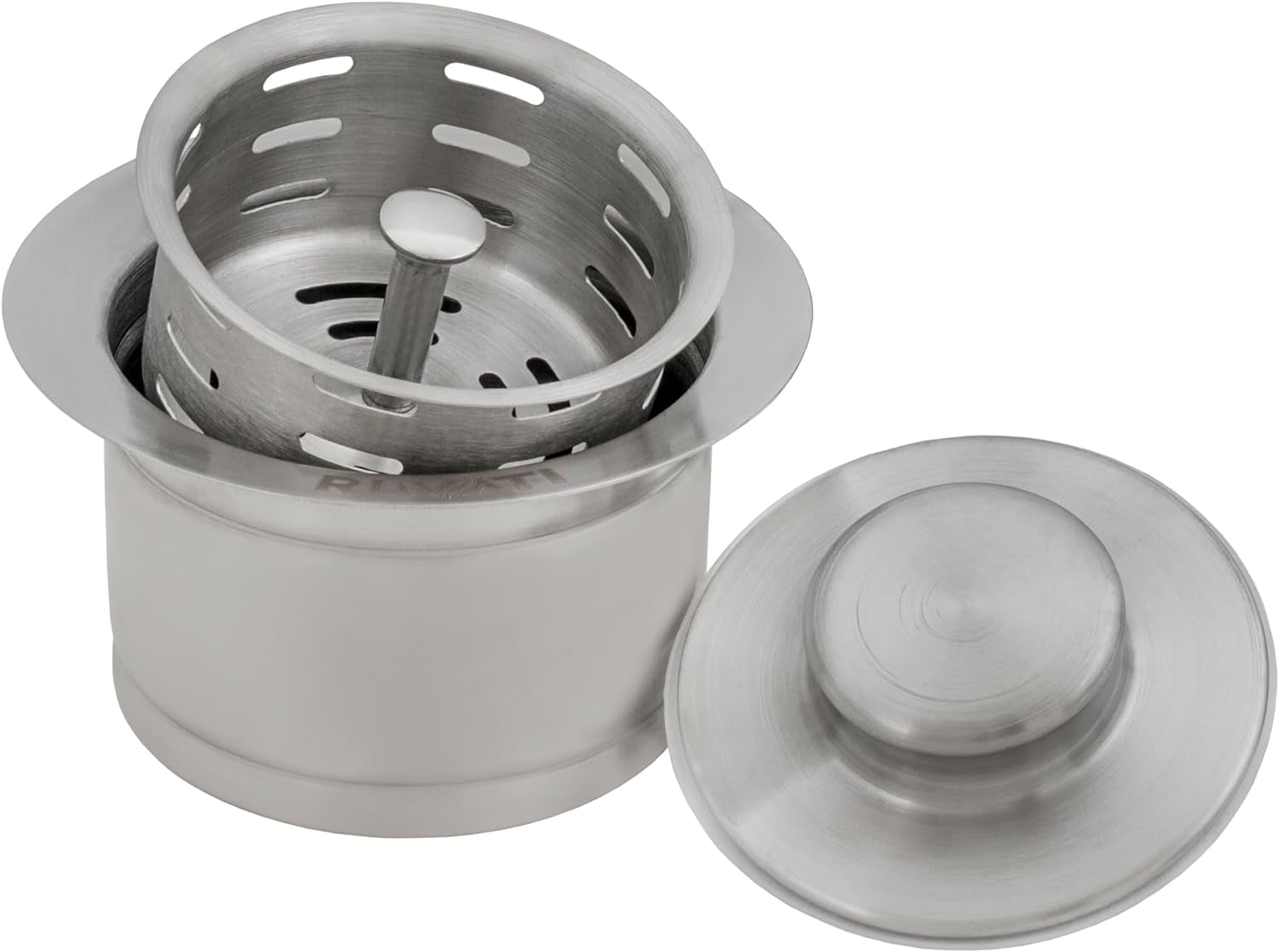 Ruvati Extended Garbage Disposal Flange with Deep Basket Strainer and ...
