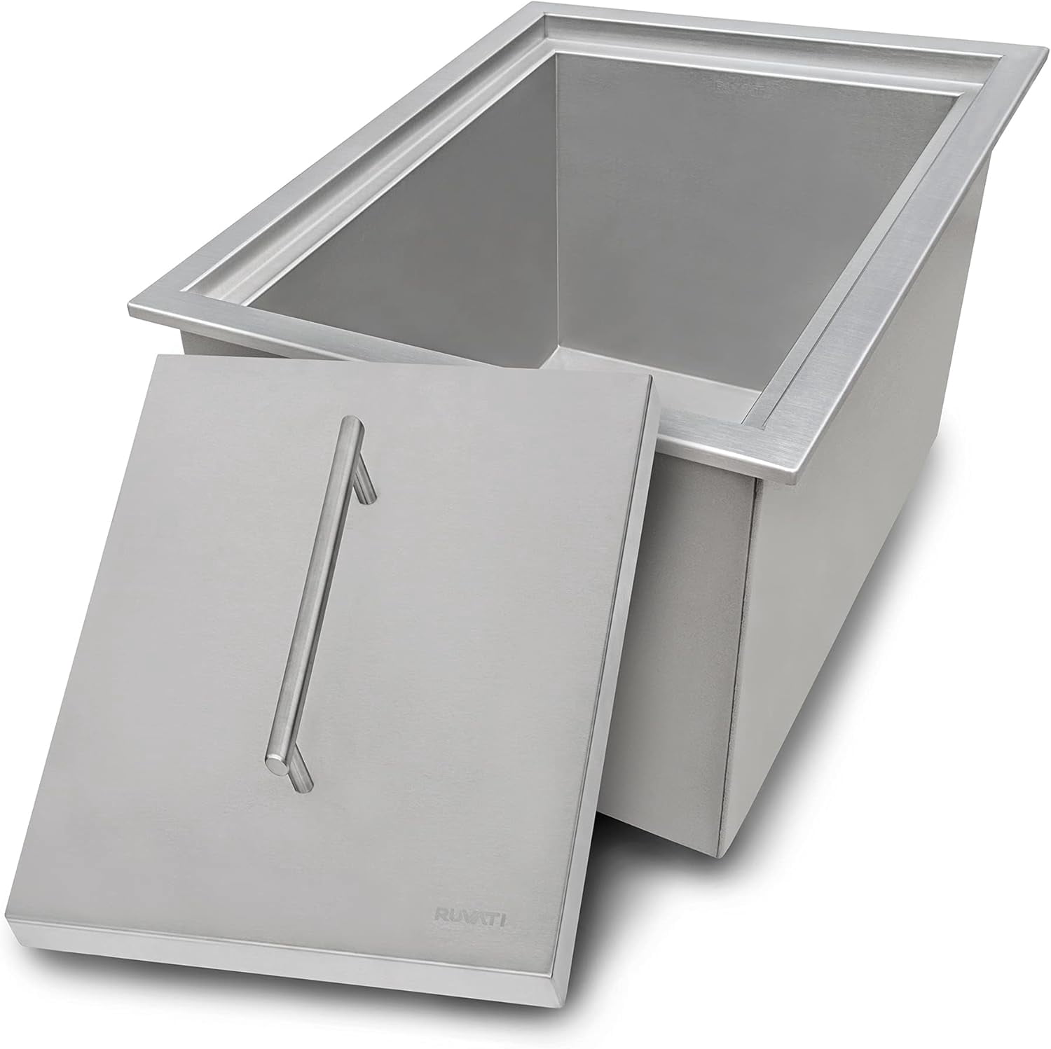 Ruvati Insulated Ice Chest Sink 21 x 20 inch Outdoor BBQ Marine Grade T ...
