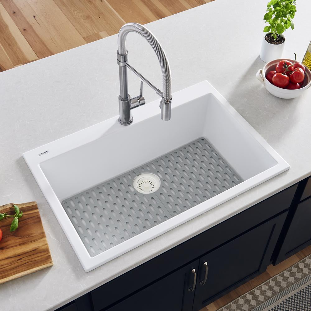 Ruvati 33 x 22 inch epiGranite Drop-in Topmount Single Bowl Kitchen ...