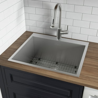 Ruvati 23 x 18 x 12 in. Deep Laundry Utility Sink Undermount 16 Gauge ...