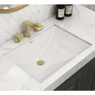 TOTO® 21-1/4" x 14-3/8" Large Rectangular Undermount Bathroom Sink with ...