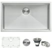Ruvati Rvh9333 Dual-Tier 45" Farmhouse Single Basin Stainless Steel ...