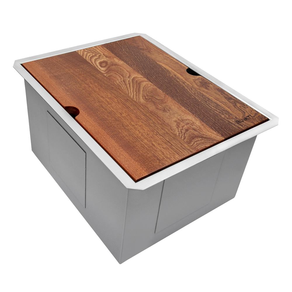 Ruvati 15" Workstation Bar Prep Sink Ledge Undermount 16 Gauge ...
