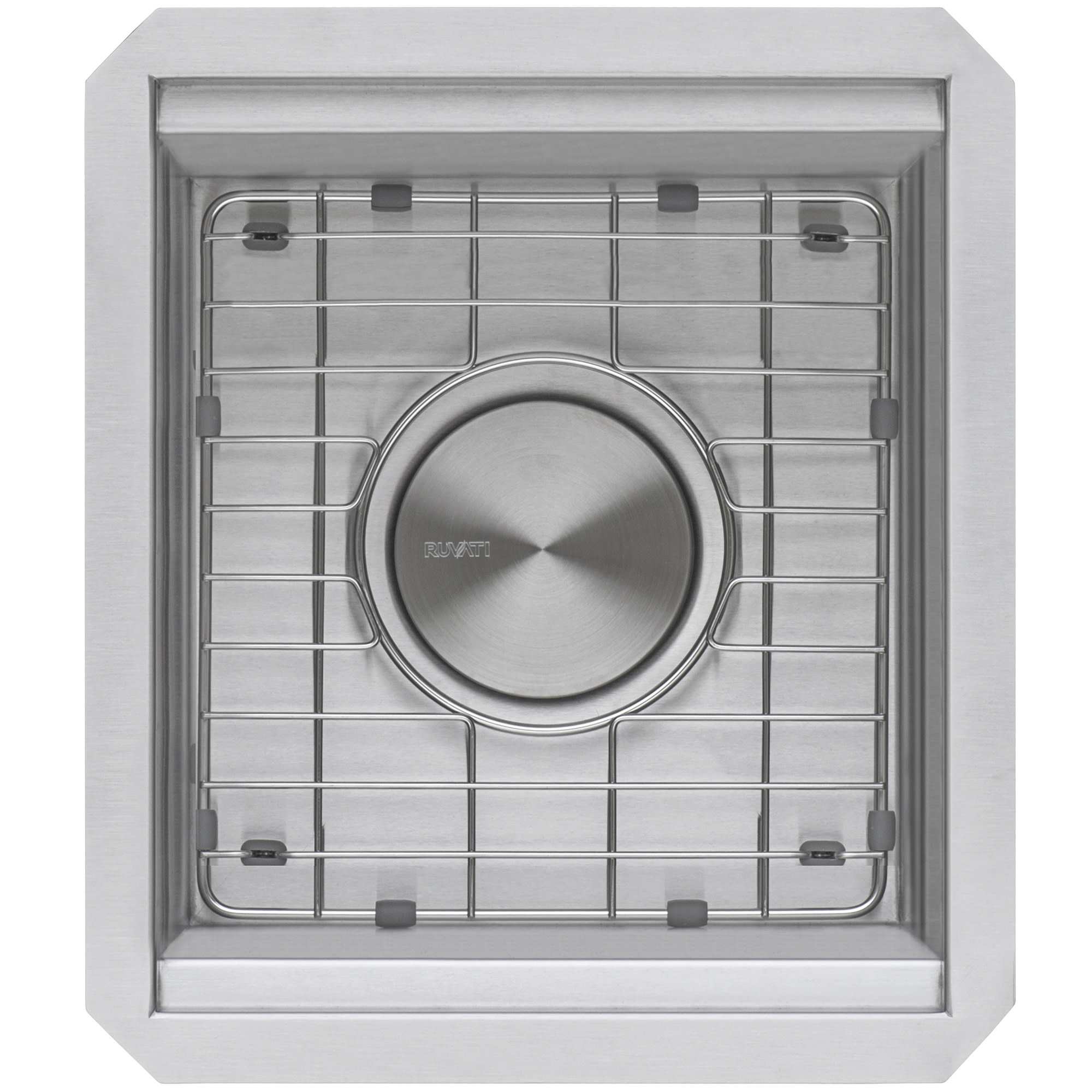Ruvati Rvh8316 Roma 13" Undermount Single Basin Stainless Steel Kitchen ...