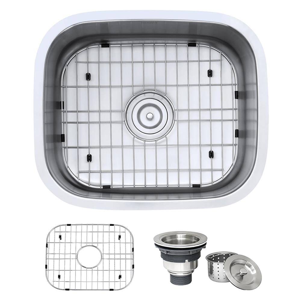 Ruvati 21-inch Undermount 16 Gauge Stainless Steel Kitchen Sink Single ...
