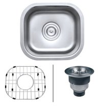 Toulouse 27 x 18 Stainless Steel, Single Basin, Undermount Kitchen Sink ...