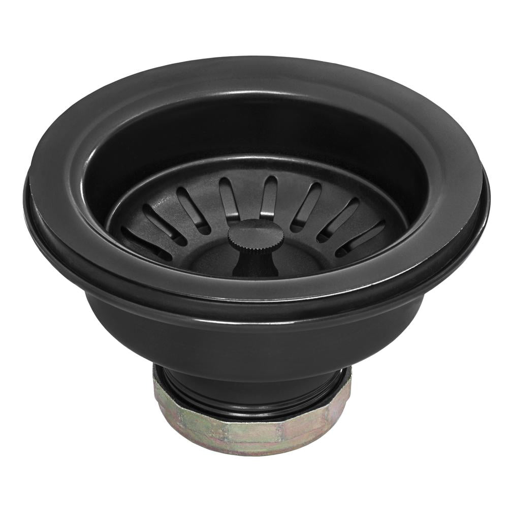 Ruvati Kitchen Sink Strainer Drain Assembly Gunmetal Black Stainless ...