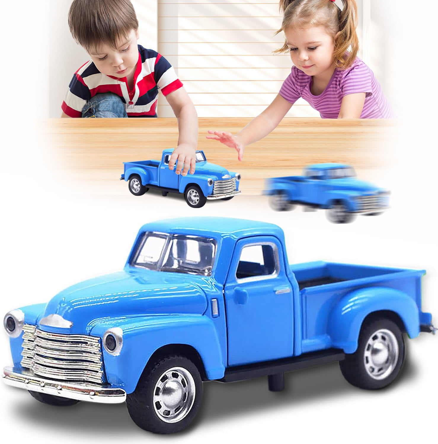 Ruvince Little Blue Truck Toy for Ages 1 2 3 4 5 6 7 8 Year Old Boys ...