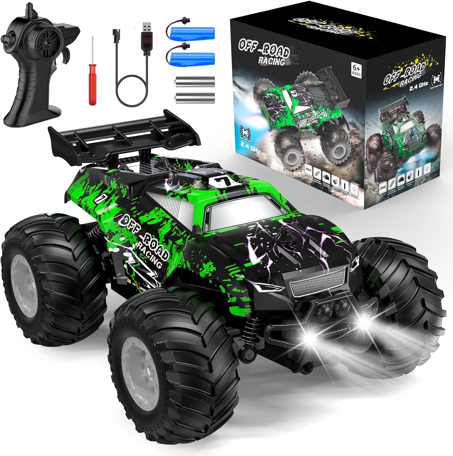 Ruvince Remote Control Car, All-Terrain Remote Control Car for Boys ...
