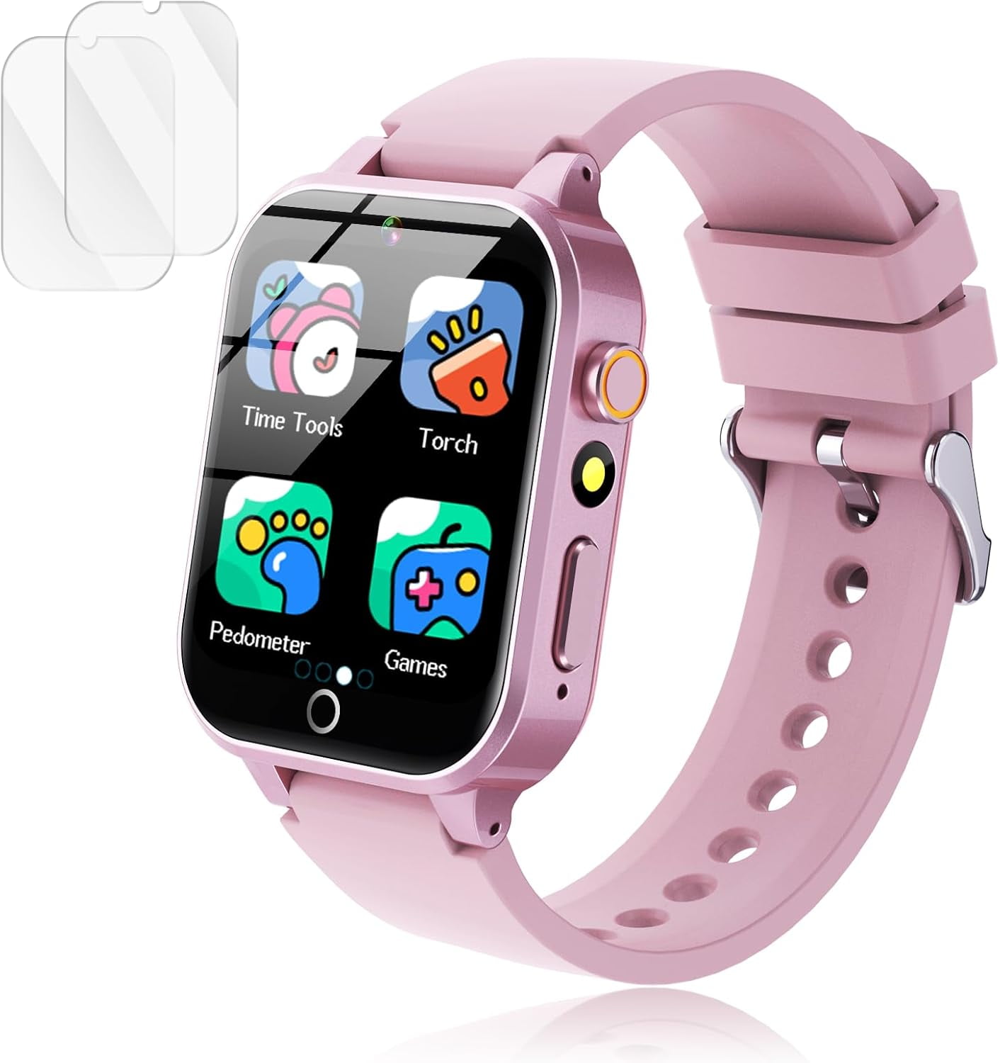 Ruvince Kids Smart Watch with 24 Puzzle Games HD Touch Screen Camera ...