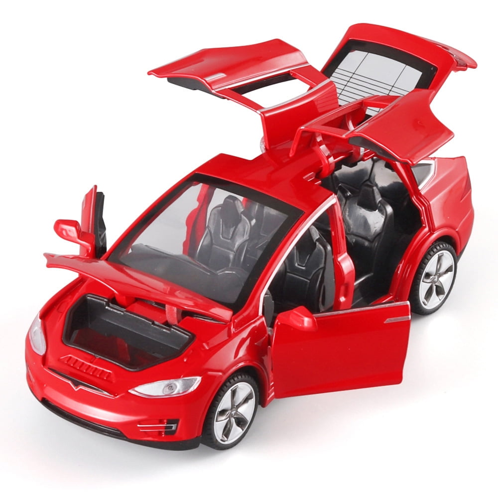 Ruvince Toy Car Model X, Pull Back Car Toys Alloy Vehicles with Lights ...