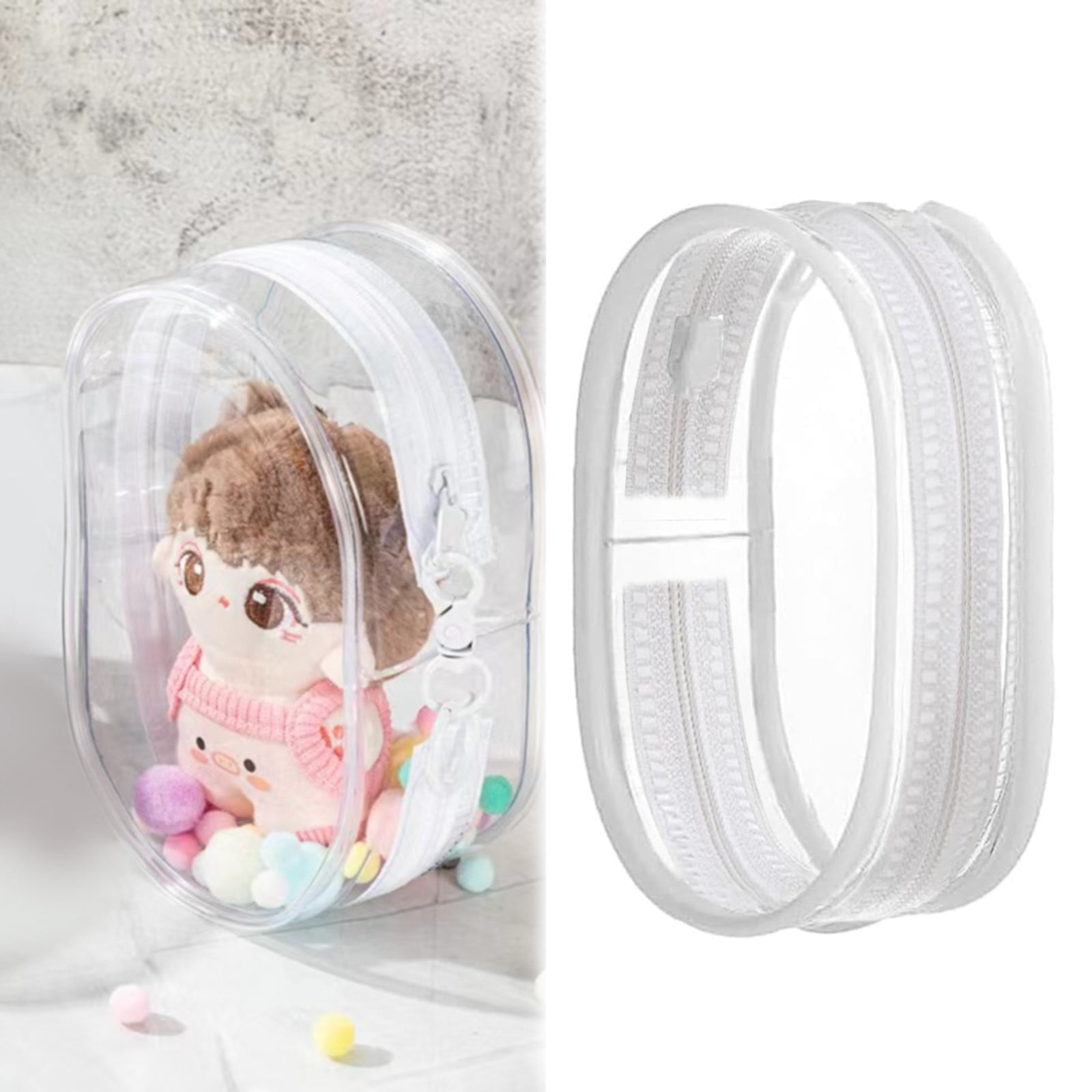 Ruwa Capsule Pvc Blind Box Baby Bag White 18Cm Storage Case Color:WH2 ...