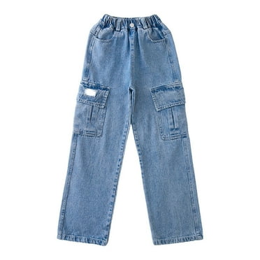 Baggy Jeans For Kids Girls Jeans Size 10-12 Girls Streetwear Denim ...