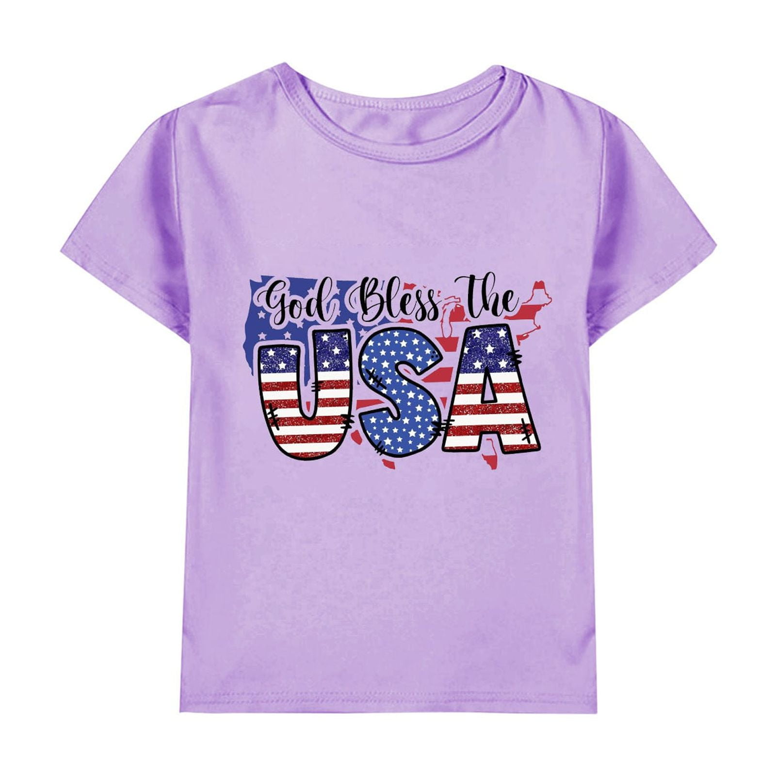 Ruyang Kids 4th of July Shirt Little Boys Girls American Flag T-Shirts ...