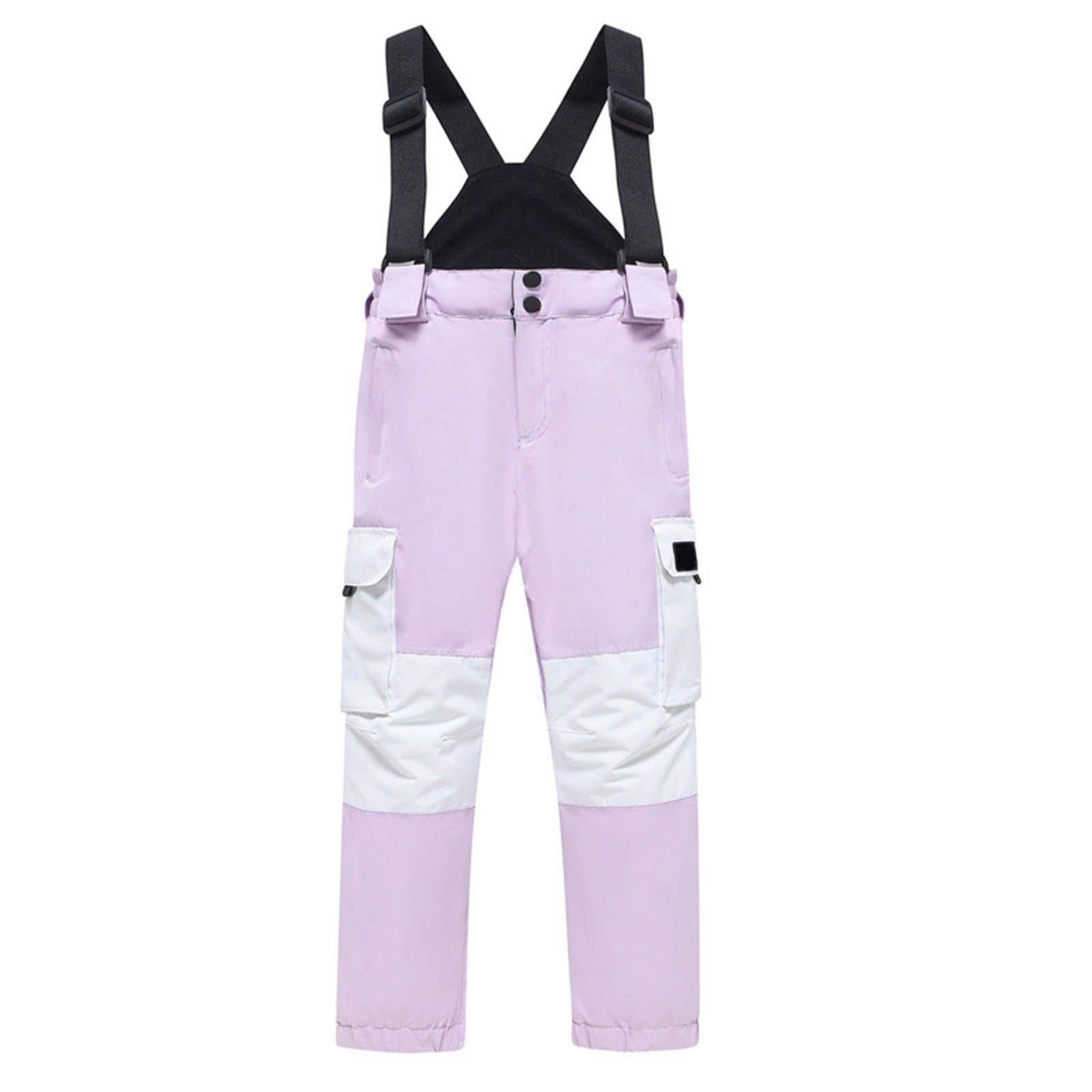 Ruyang Kids Girl's Waterproof Ski Bib Pants Winter Snow Snowboard Ski ...