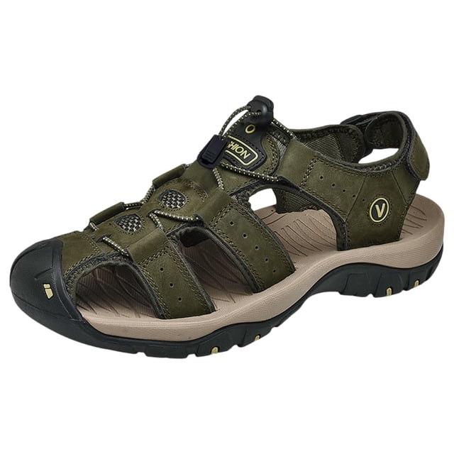 Ruyang Men's Sandals Sports Summer Beach Slippers Sliding Outdoor ...