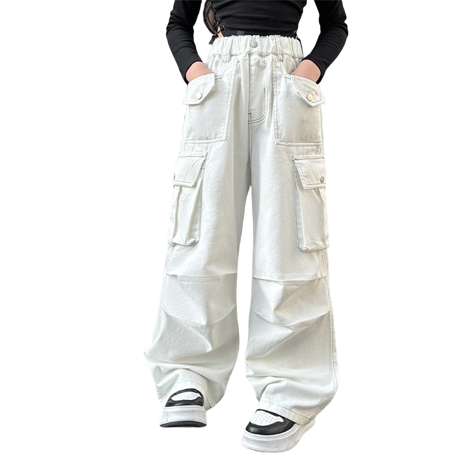 Ruyang Pants for Girls Summer Clothes for Girl Baggy Jeans Kids Tween ...
