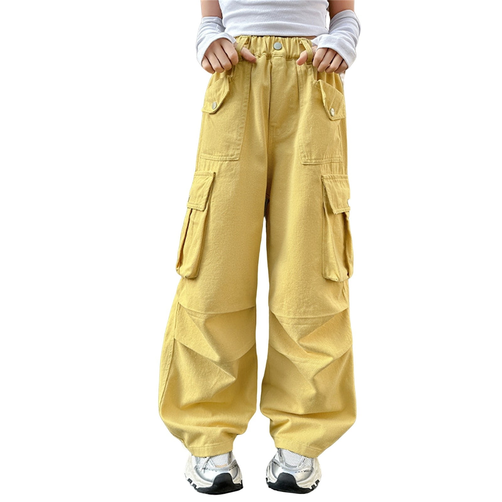 Ruyang Pants for Girls Summer Clothes for Girl Baggy Jeans Kids Tween ...