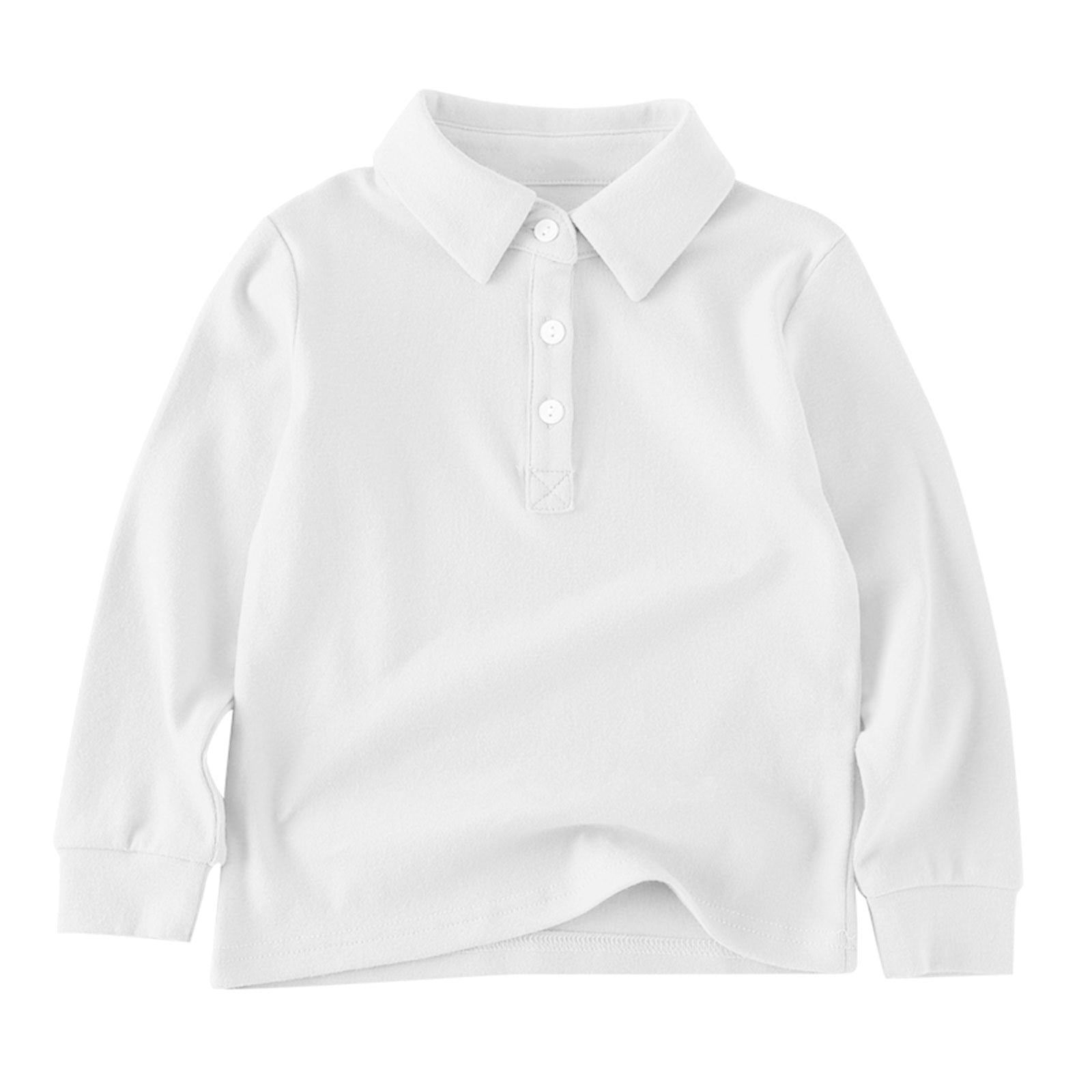 Ruyang School Uniforms for Boys Polo Shirts Girls Long Sleeve Clothes ...