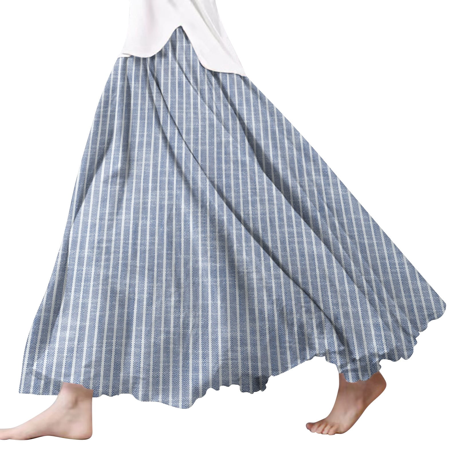 Ruyang Women Floral Print High Waist Boho Maxi Skirt Party Beach Long ...