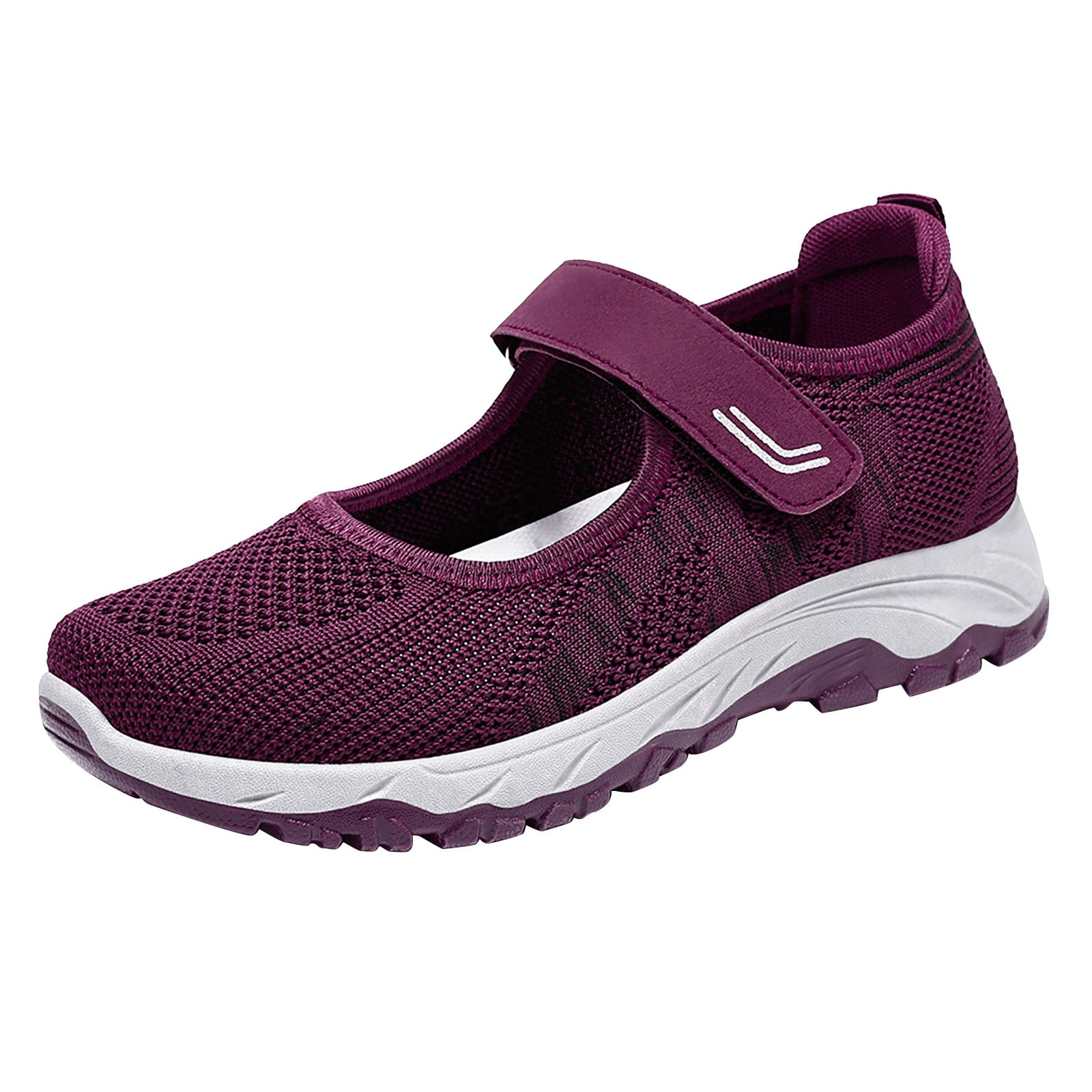 Ruyang Women's Soft Orthopedic Shoes Breathable Woven Go Walking Slip ...