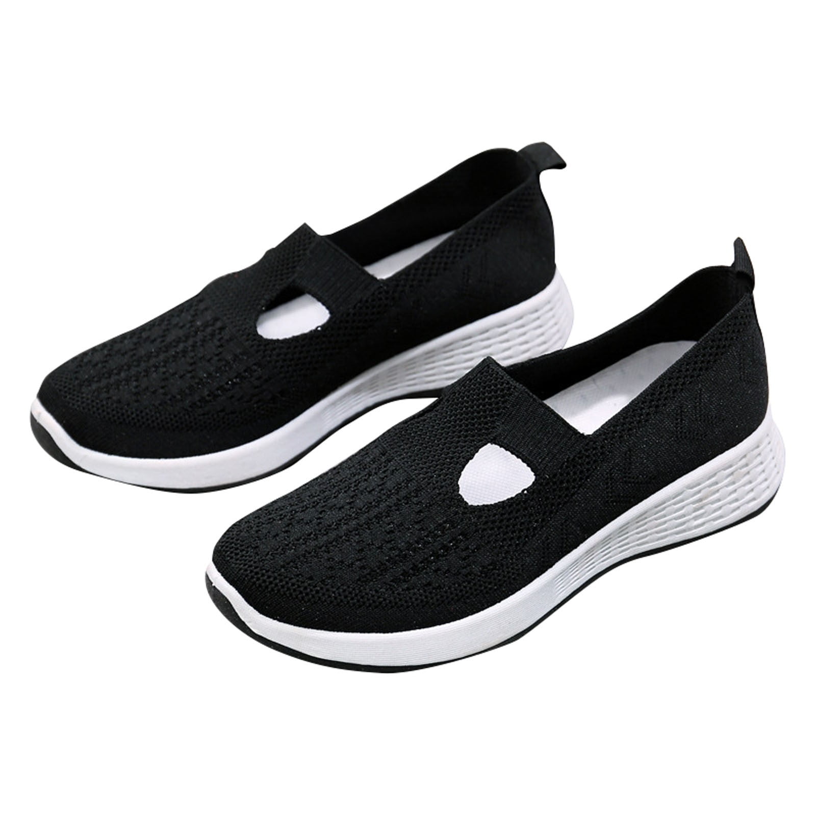 Ruyang Women's Woven Orthopedic Breathable Soft Shoes Go Walking Slip ...