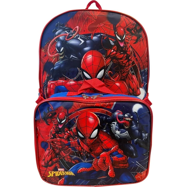 Ruz Age 4+ Boy's 16" Spiderman School Backpack with Removable Matching ...