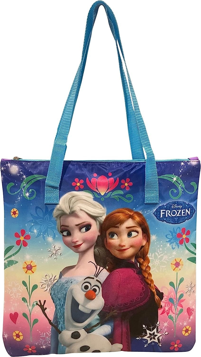 Ruz Frozen Anna and Elsa Large Tote Bag - Walmart.com