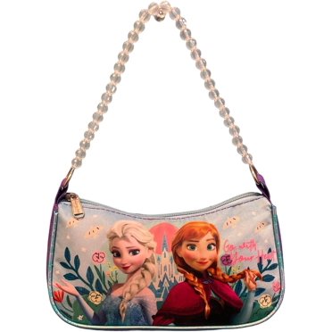 Disney Frozen Elsa Olaf & Anna Pink Passport/Cross-body/Purse/Handbag ...