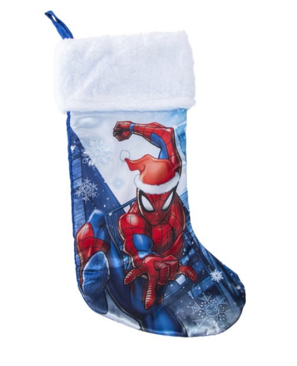 Ruz Marvel Avengers Spider-Man Christmas Stocking, Soft Polyester ...
