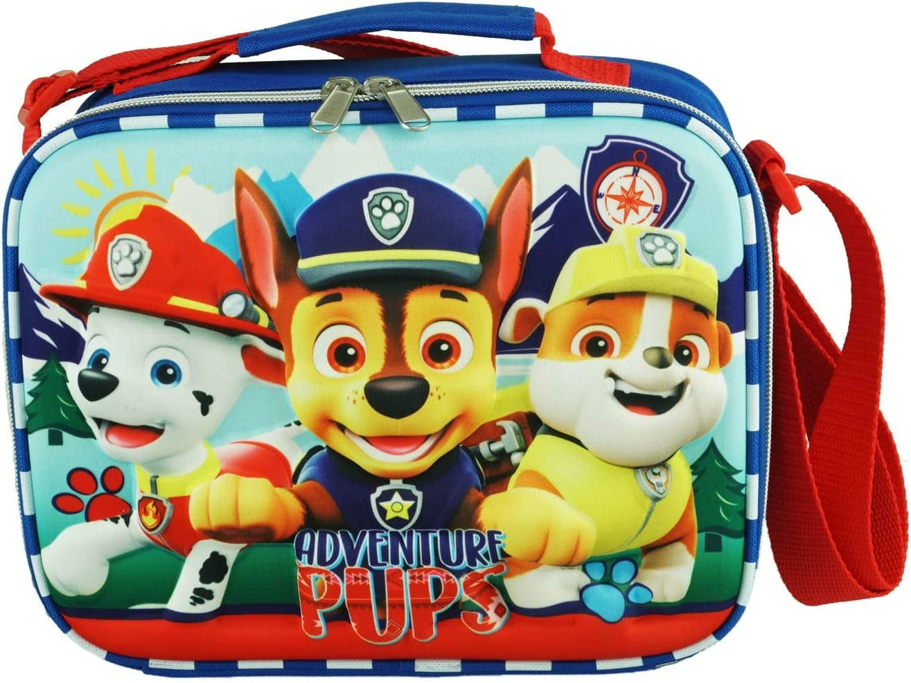 Ruz Nickelodeon Paw Patrol 3-D EVA Molded Lunch Box - Walmart.com
